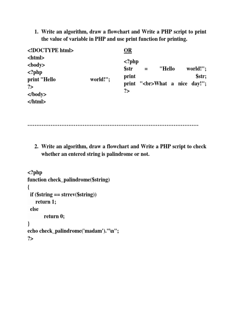 PHP Practicals With Solution | PDF | Http Cookie | Php