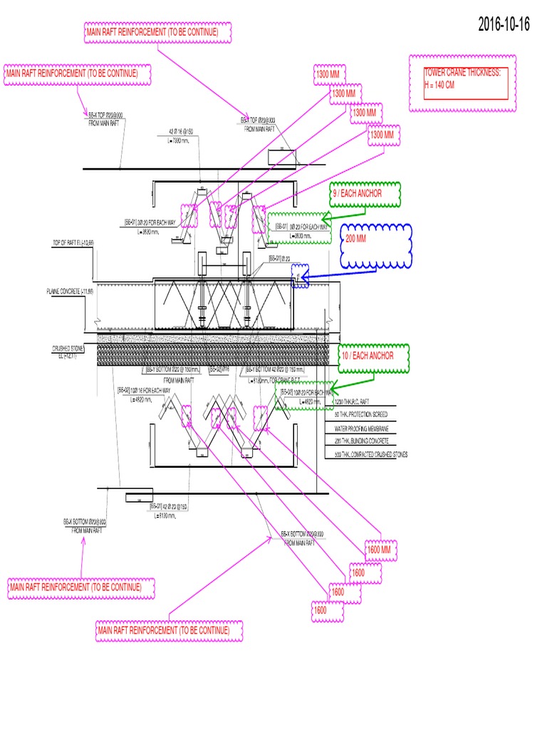 RFT of Tower Crane Footing | PDF