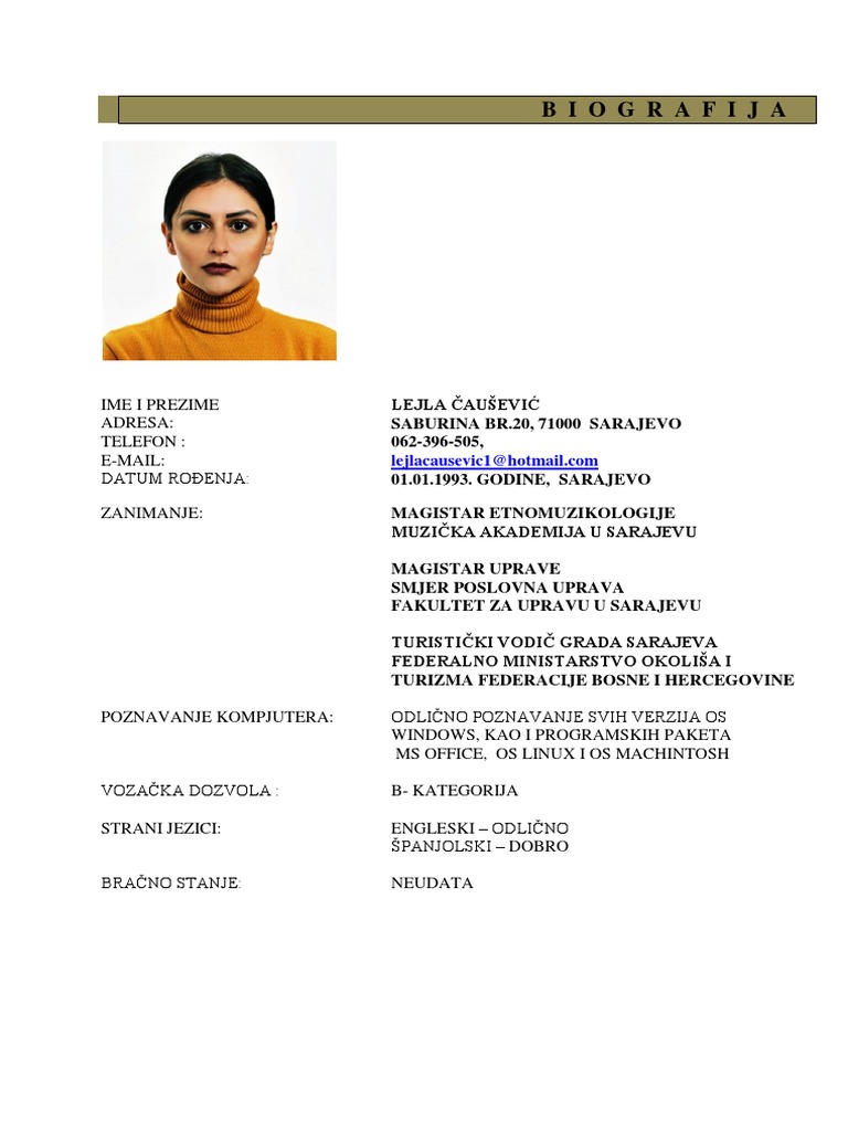 CV Urnek | PDF