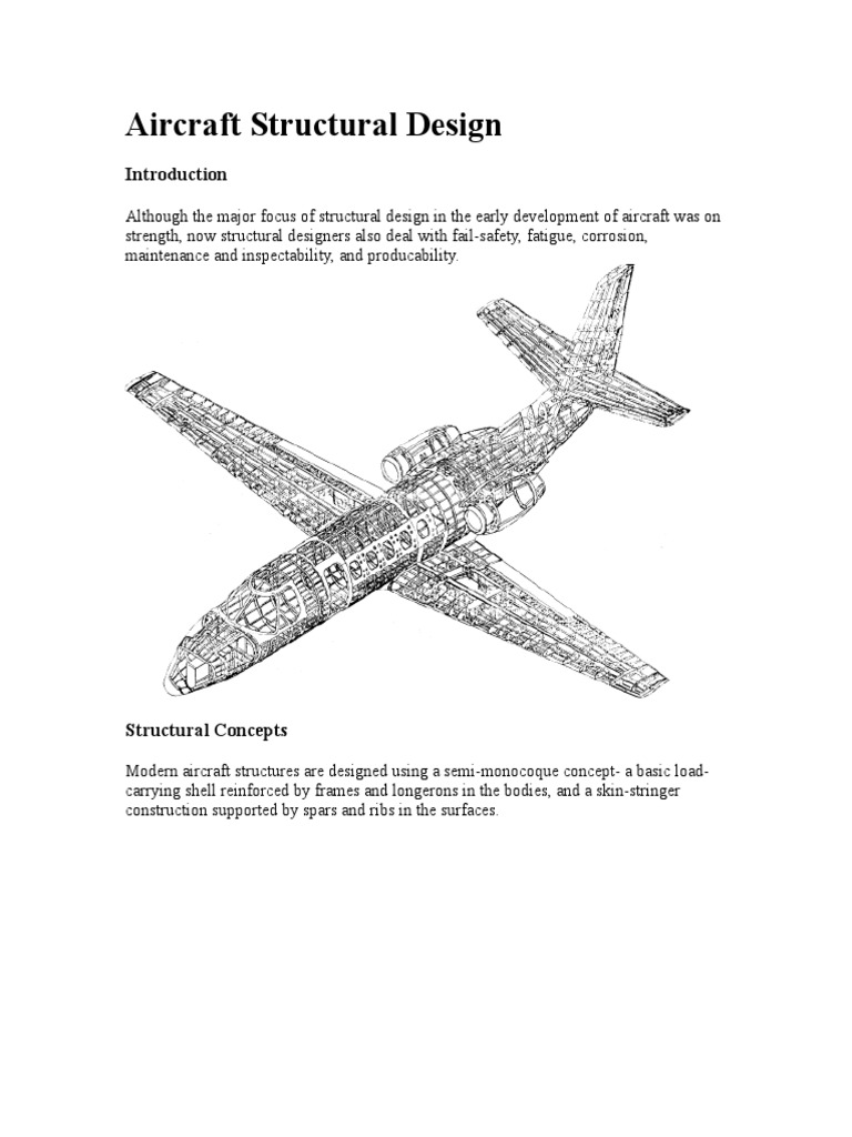 Aircraft Structural Design Overview | PDF | Empennage | Aerospace ...