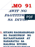 Salmo 91 Awit NG Pagtitiwala Sa Diyos | PDF