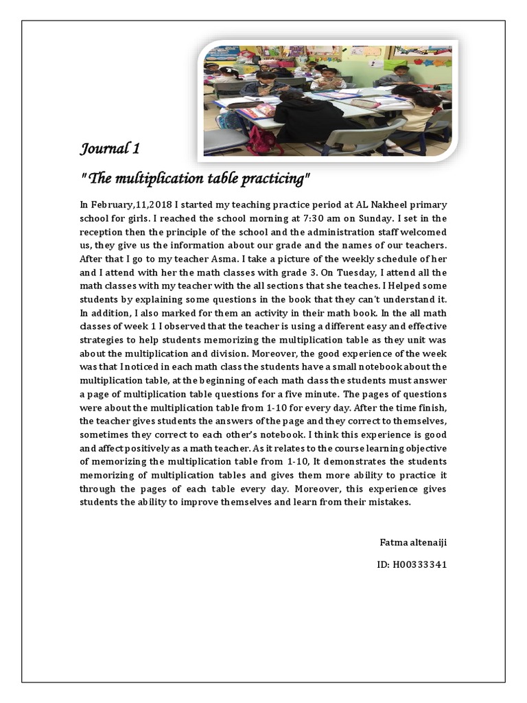 Journal 1 Week 1 | PDF