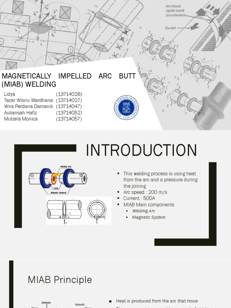 Magnetically Impelled Arc Butt Welding | PDF | Welding | Construction