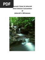 JW Public Talk Outlines | PDF | Thought | Experience