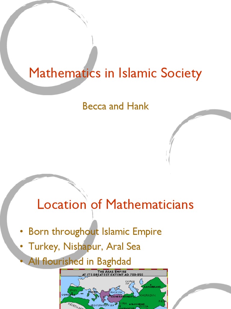 Mathematics in Islam | PDF | Geometry | Trigonometric Functions