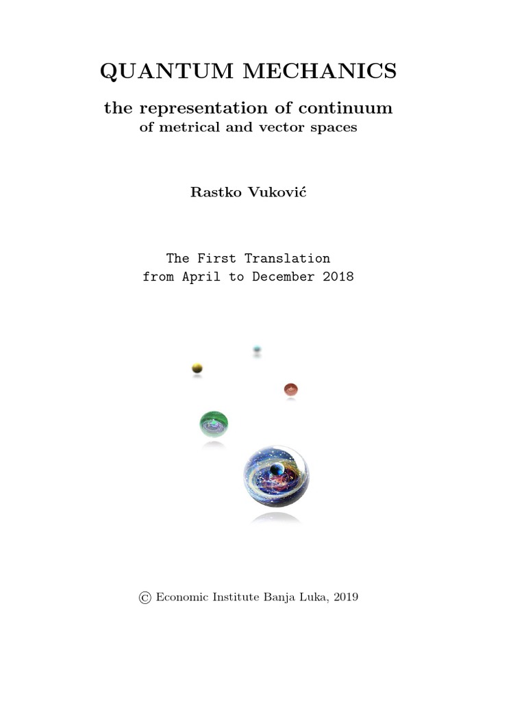 Quantum Mechanics | PDF | Ring (Mathematics) | Group (Mathematics)
