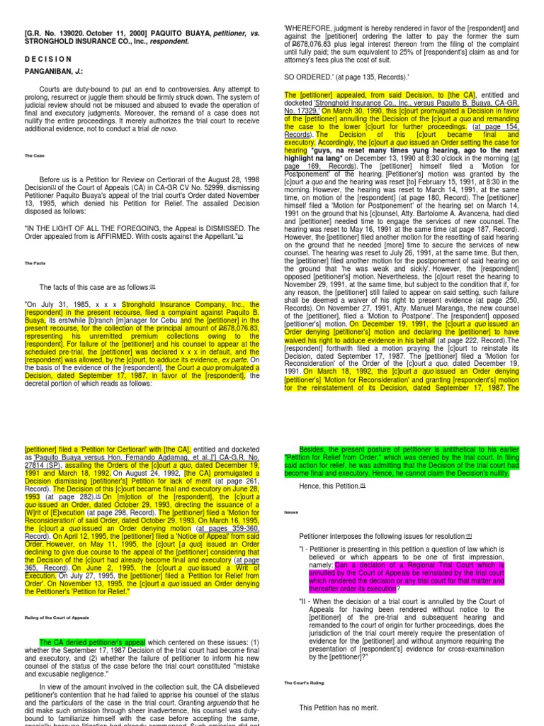 Rule 39 Cases Highlighted (Alee) | PDF | Lawsuit | Certiorari