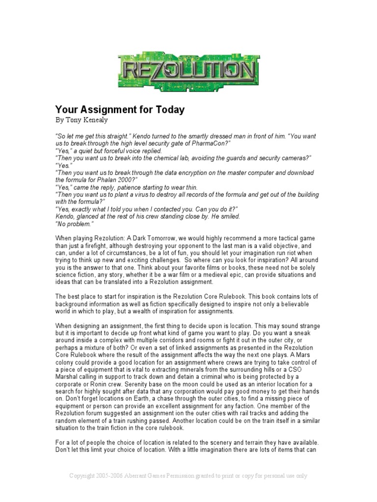 Your Assignment For Today | PDF | Computing And Information Technology