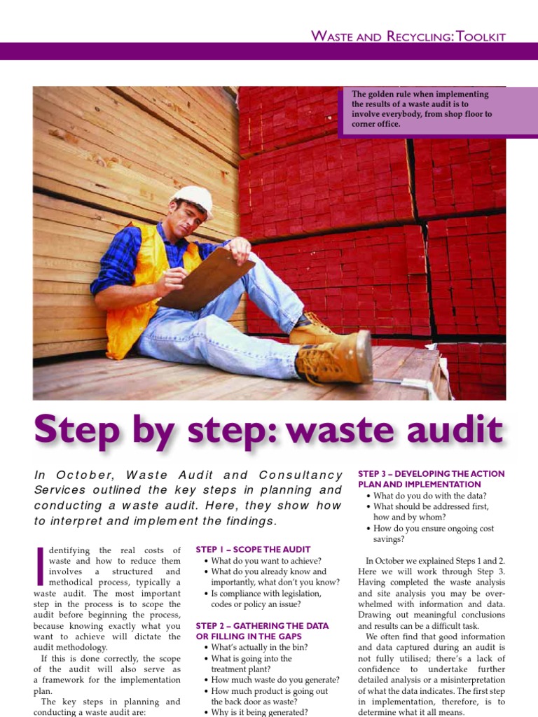 Waste Audit Implementation Guide | PDF | Audit | Recycling