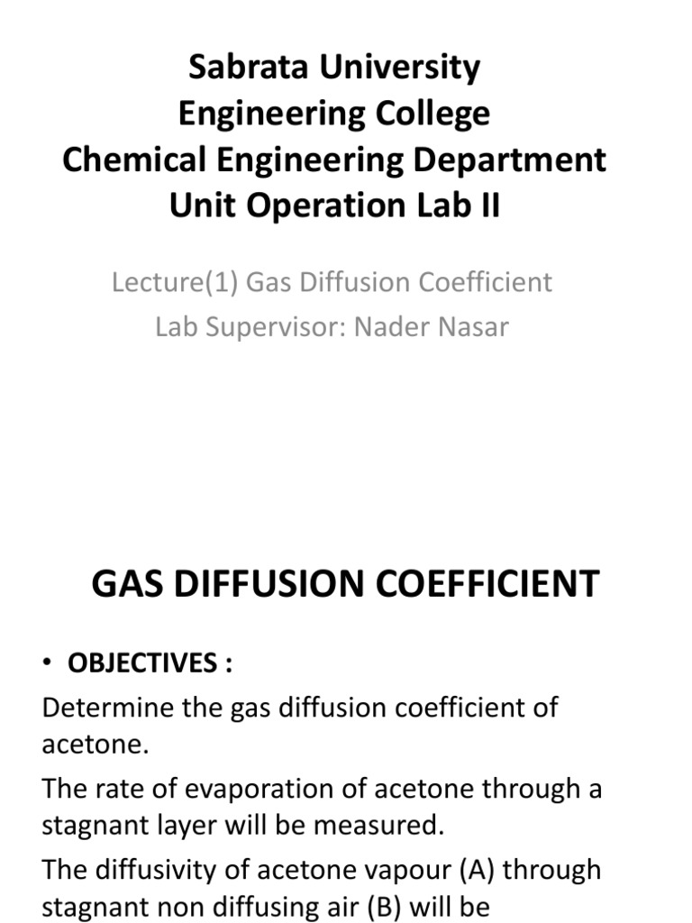 Gas Diffusion Experiment Nader Edited | PDF