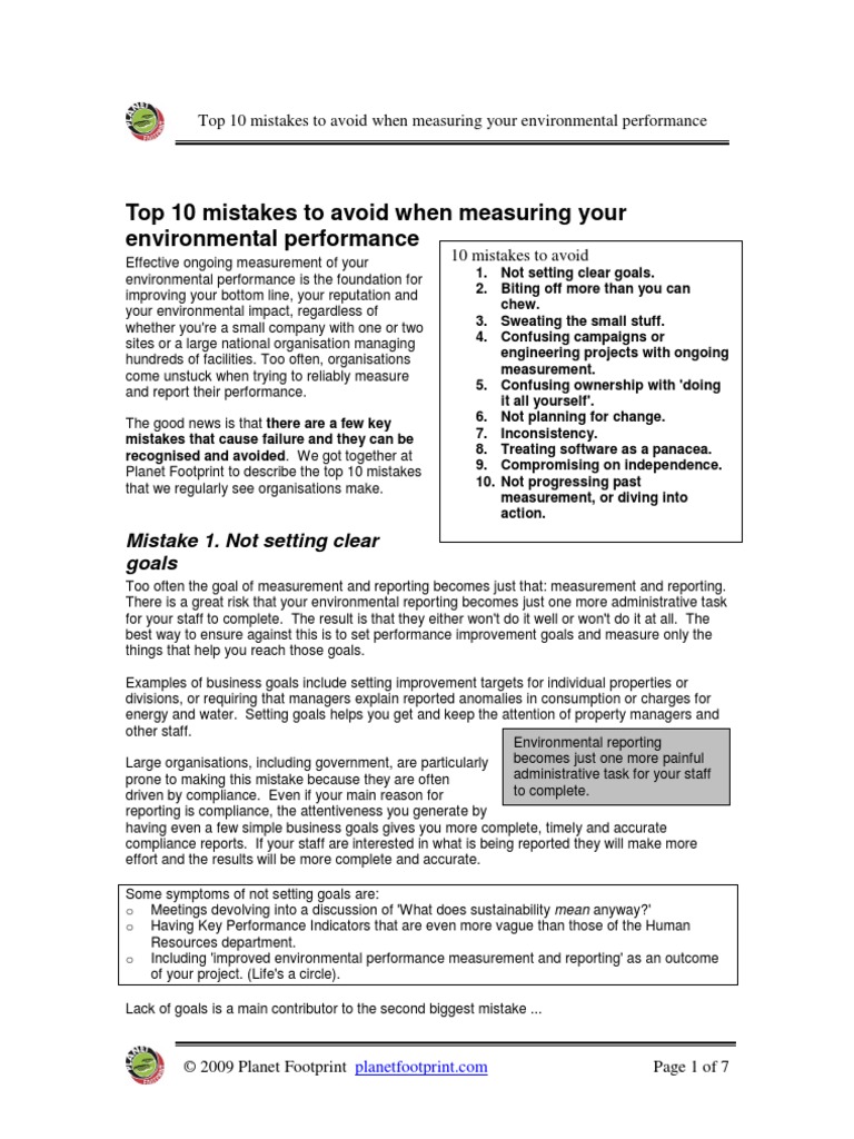 Measurement and Top 10 Mistakes | PDF | Information Technology | Software