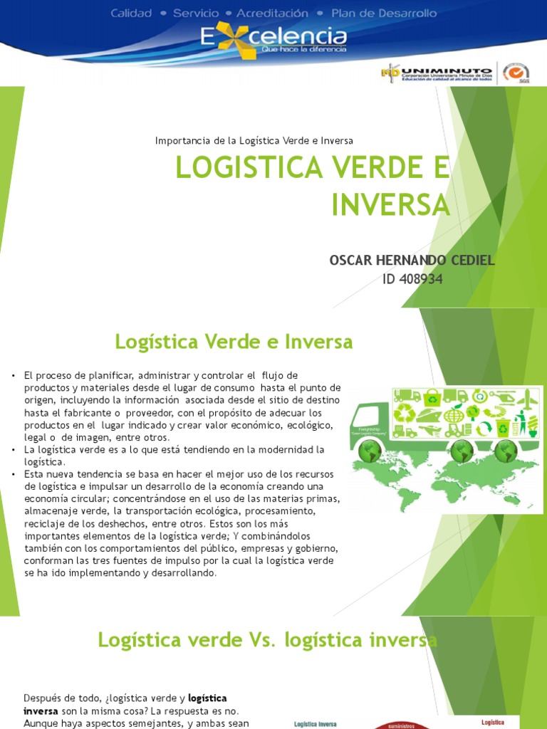 Importancia de La Logistica Verde e Inversa | PDF | Logística | Sustentabilidad