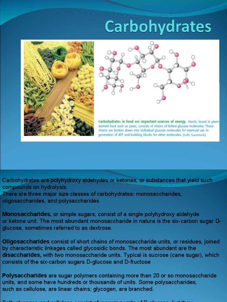Structure Function Carbohydrates | PDF | Carbohydrates | Carbohydrate ...