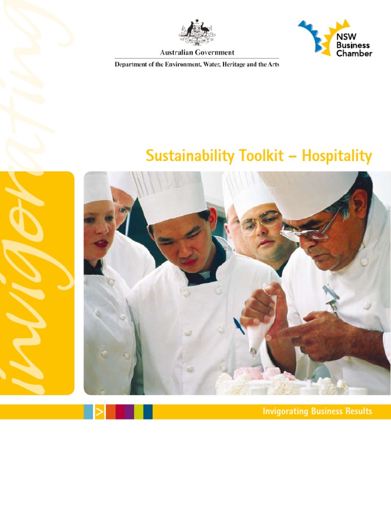 Hospitality Sustainability Toolkit | PDF | Greenhouse Gas | Sustainability