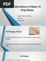 IVF Flow Rate and Time Taping Guide | PDF | Intravenous Therapy ...