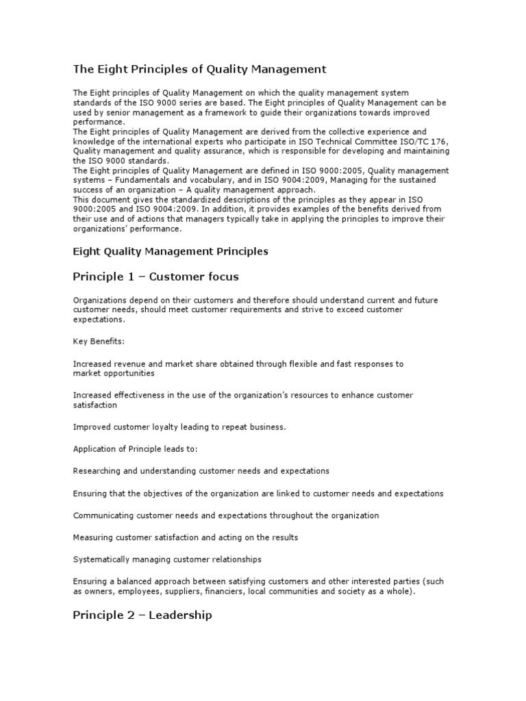 Quality Management for Leaders | PDF | Quality Management | Nuclear Weapons