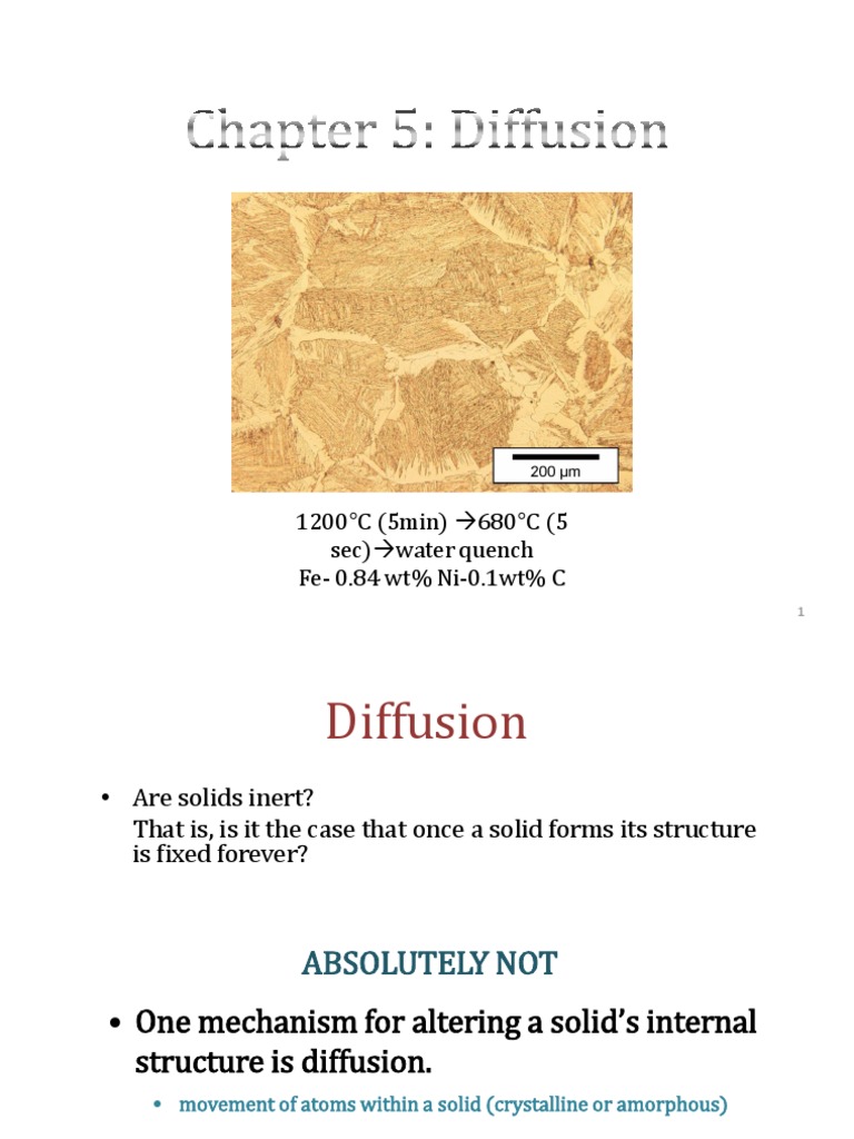 Chapter 5 TJ | Download Free PDF | Diffusion | Crystal Structure