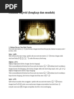 Hukum Tajwid Lengkap Dan Mudah | PDF