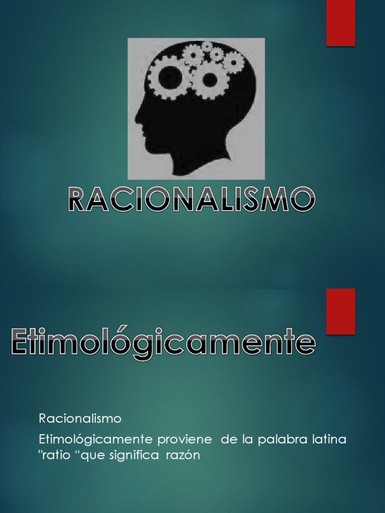 El racionalismo: La razón como pilar del conocimiento | PDF ...
