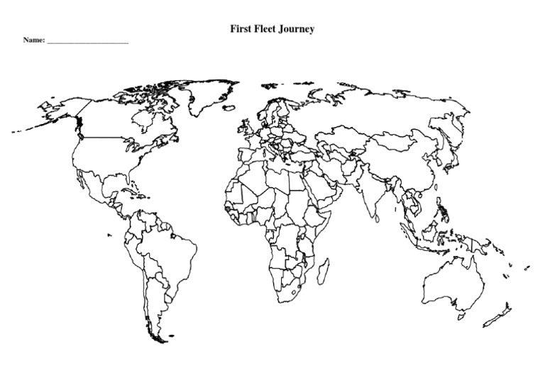 First Fleet Journey | PDF