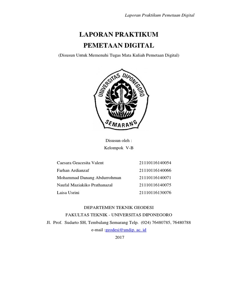 Laporan Praktikum Pemetaan Digital | PDF