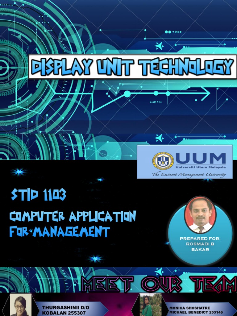 Display Unit Technology | PDF | Computer Monitor | Television
