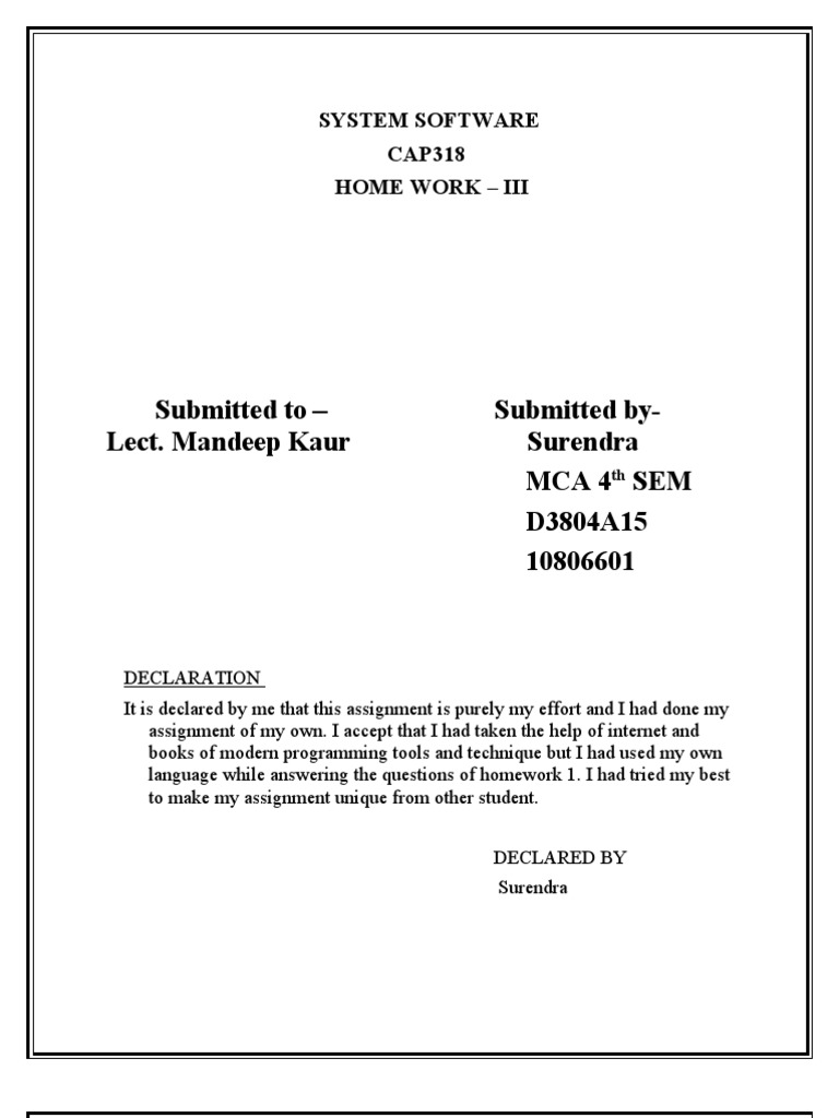 System Software 3 | PDF | Pointer (Computer Programming) | Library ...