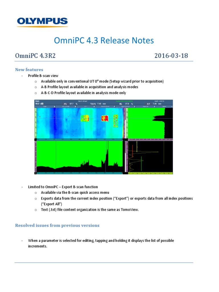 ReleaseNote OmniPC 4.3 | PDF | Computing | Software