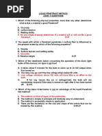 MT Level II Magnetic Particle Questions | PDF | Magnetism | Ferromagnetism