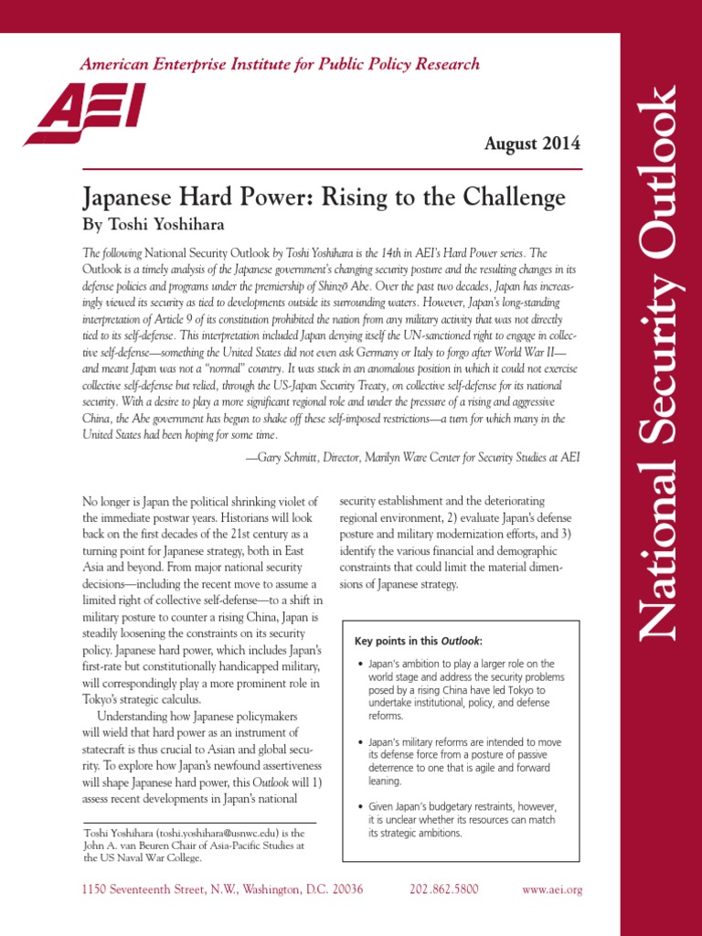 Japan's Evolving National Security Strategy | PDF | Shinzō Abe | Japan