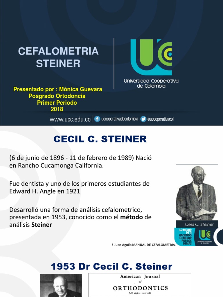 Análisis Cefalométrico de Steiner | PDF | Anatomía humana | Cuerpo humano