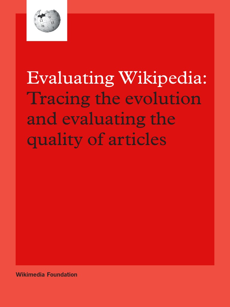 Evaluating Wikipedia Brochure | PDF | Wikipedia | Creative Commons License