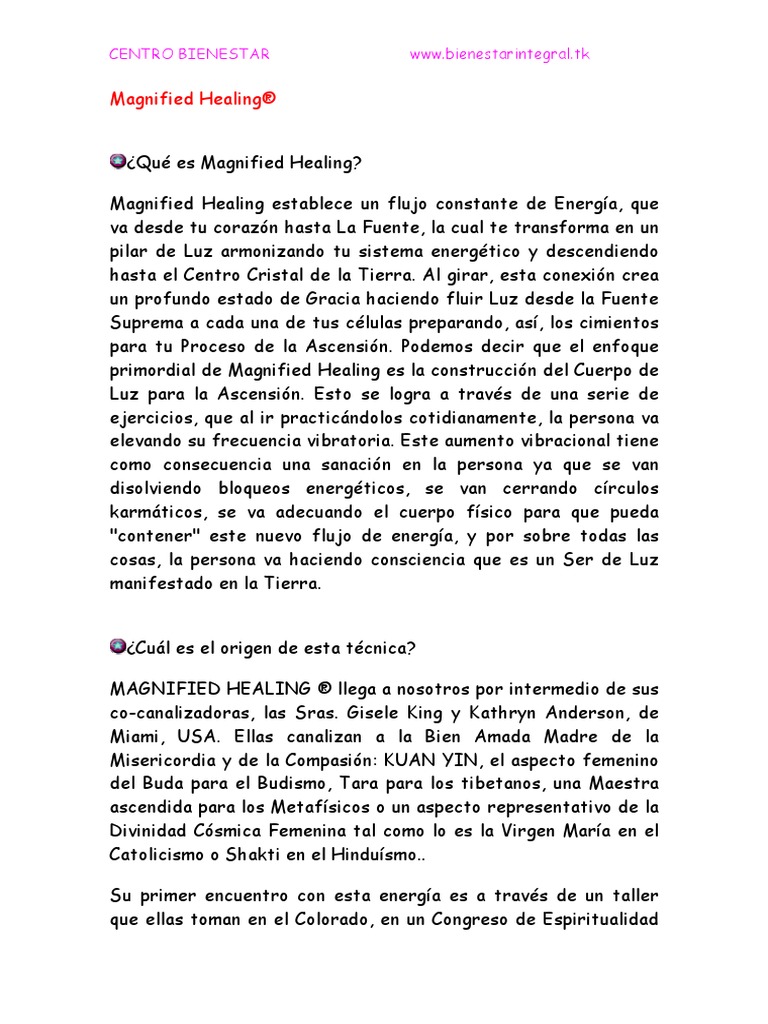 Magnifield Healing | PDF | Reiki | Religión y creencia