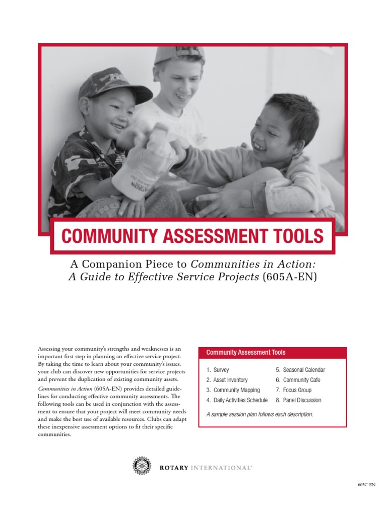Community Assessment Tools: A Companion Piece To Communities in Action ...
