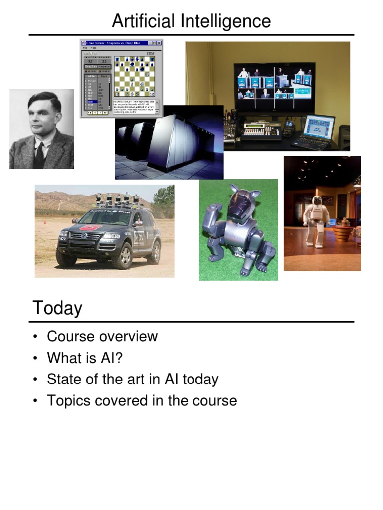 Lec01 Intro | PDF | Artificial Intelligence | Intelligence (AI) & Semantics