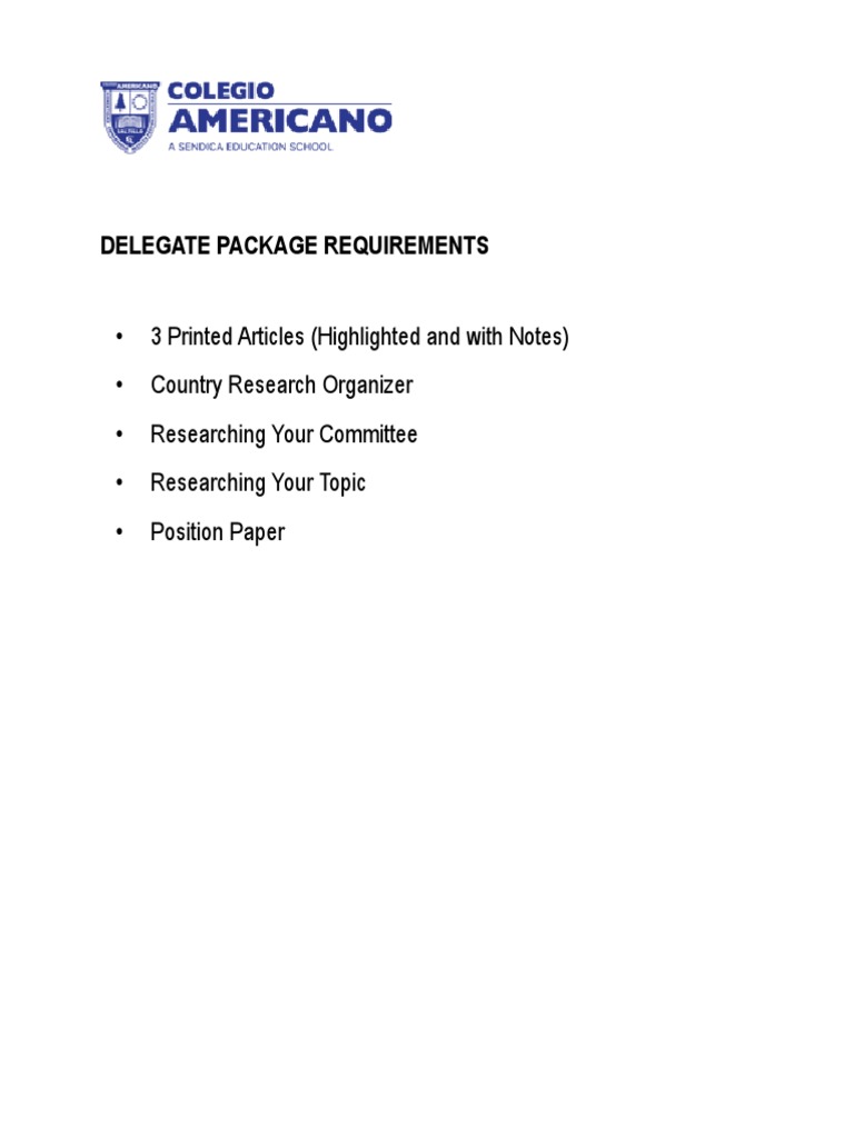 Mun Requirements | PDF | International Sanctions | International Relations