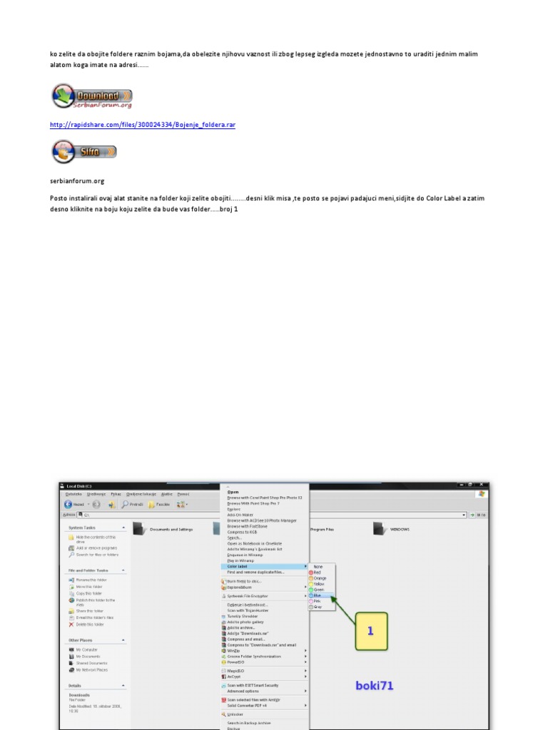 Bojenje Foldera PDF | PDF