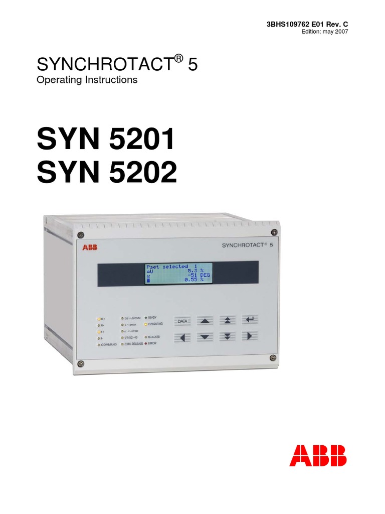 Syn Manual | PDF | Analog To Digital Converter | Computer Engineering