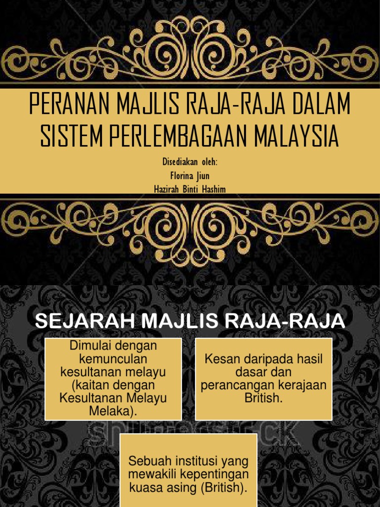 Peranan Majlis Raja-Raja Dalam Sistem Perlembagaan Malaysia | PDF