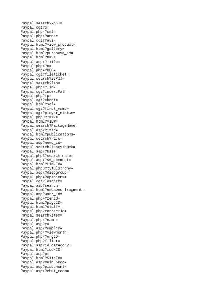 Dork List | PDF | Computers