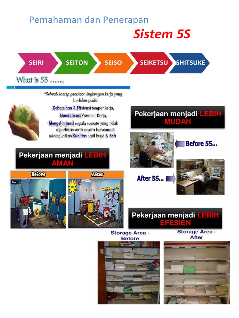 Penerapan Sistem 5S di Tempat Kerja | PDF