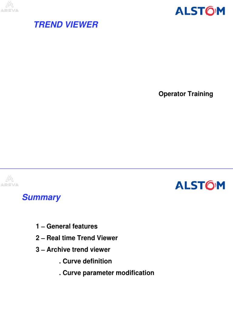 Trend Viewer: Operator Training | PDF | Button (Computing) | Real Time ...