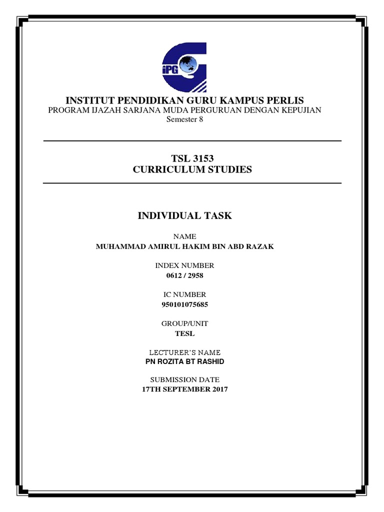 Institut Pendidikan Guru Kampus Perlis: Program Ijazah Sarjana Muda ...