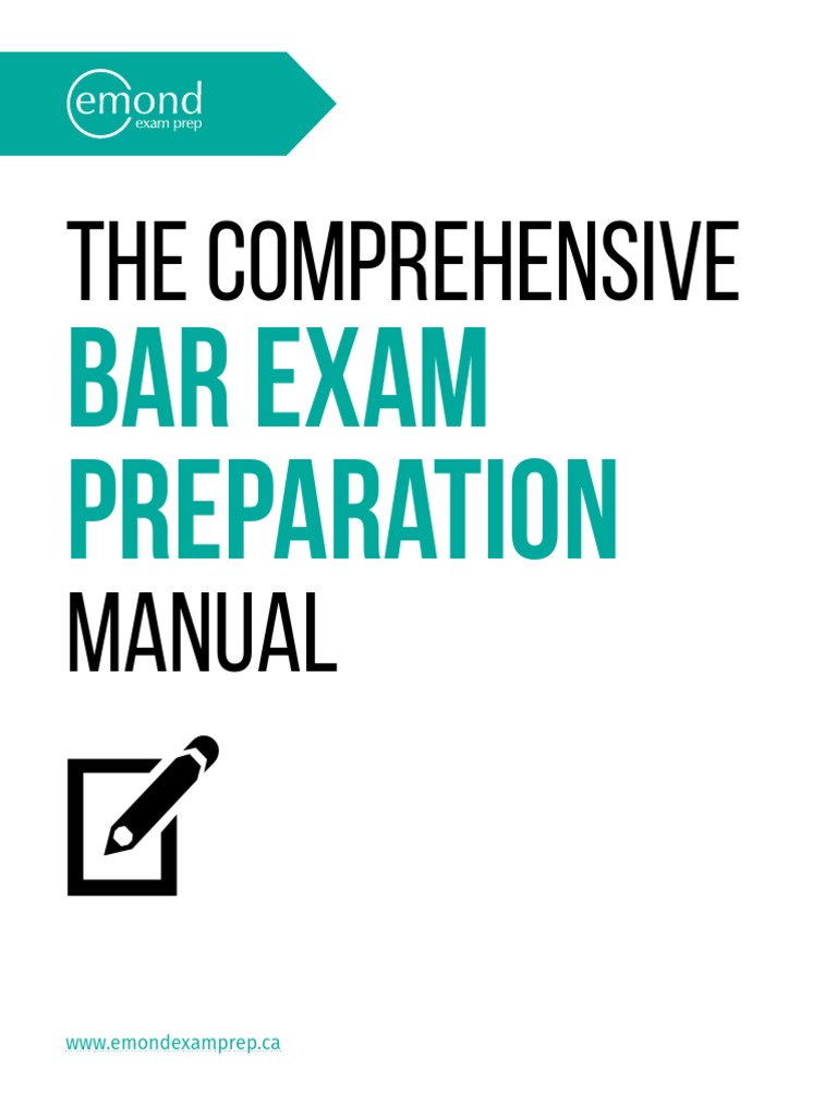 The Comprehensive Bar Exam Preparation Manual | PDF | Barrister | Test ...