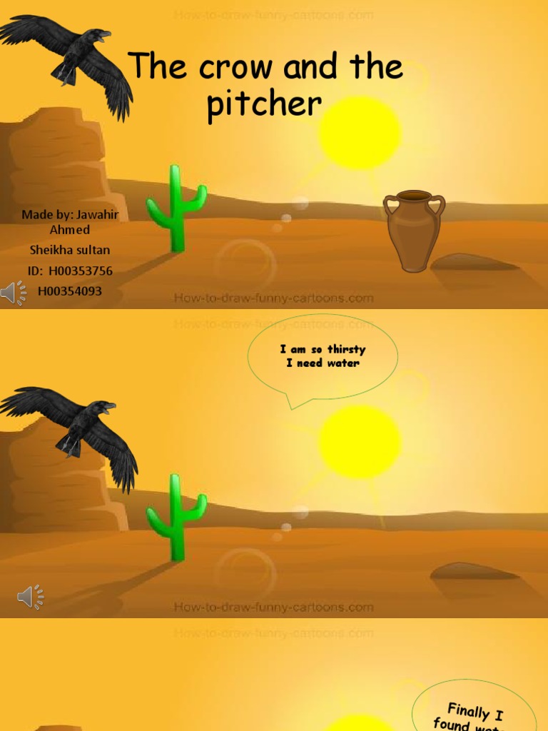 The Crow and The Pitcher | PDF