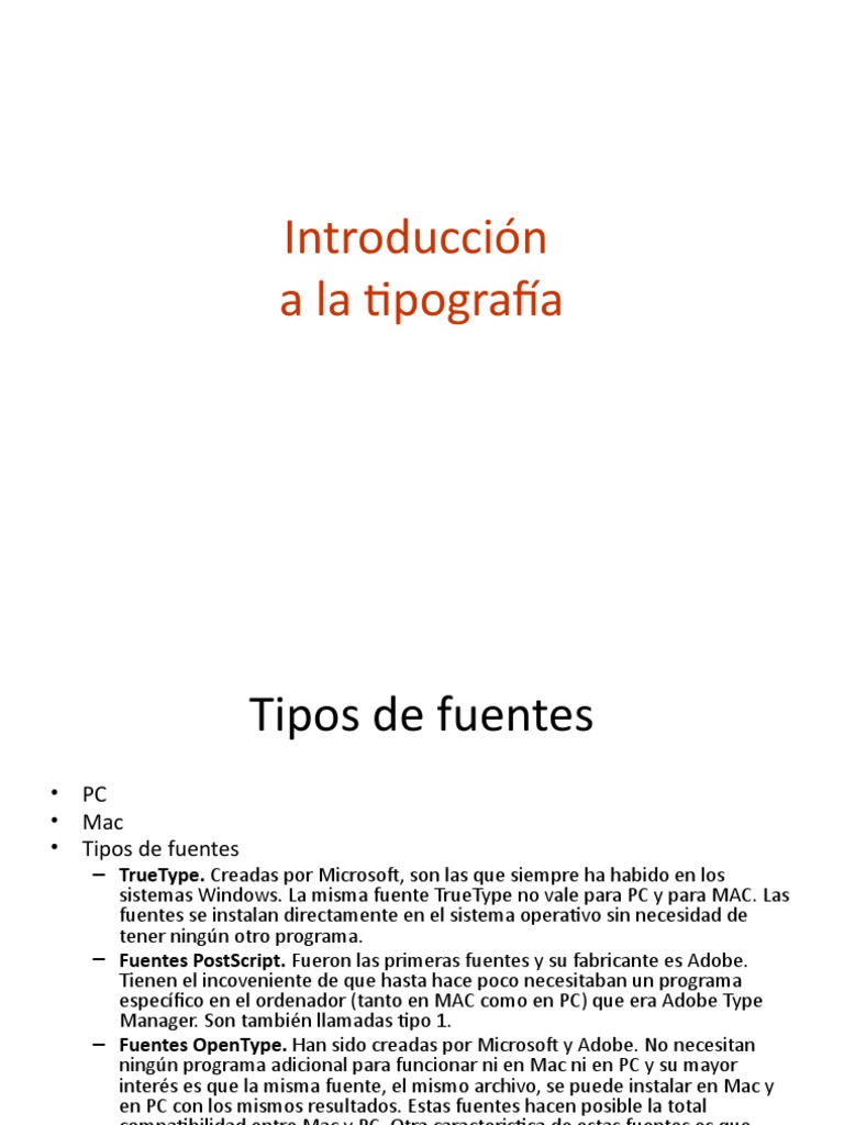 Introducción A La Tipografía | PDF | Microsoft Windows | Tipos de letra