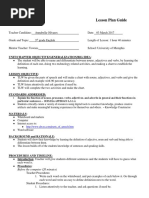 LP 4 Linear and Nonlinear Text | PDF | Lesson Plan | Cognition