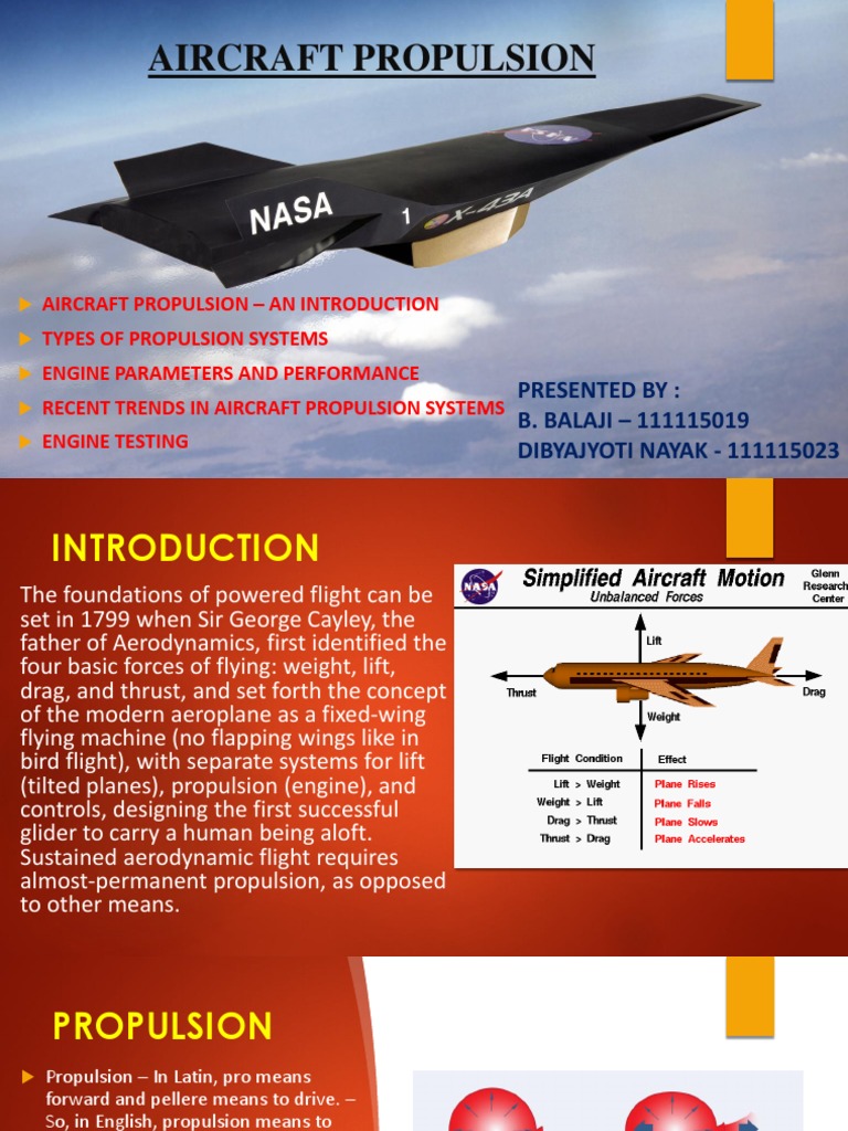 Overview of Aircraft Propulsion Systems | PDF | Jet Engine | Propulsion