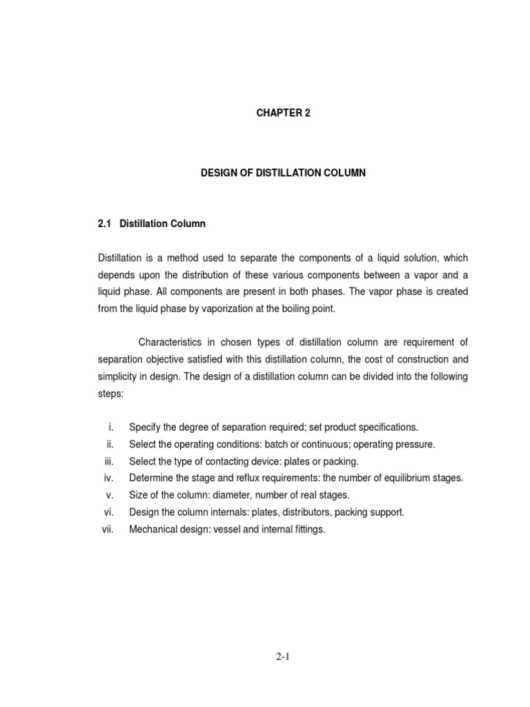 Chapter 2 DC | PDF | Distillation | Chemical Engineering