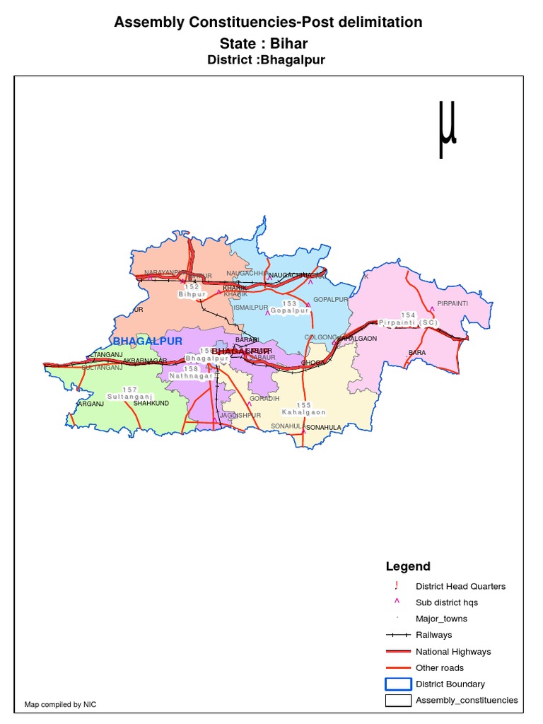 Bihar Assembly Constituencies Map | PDF